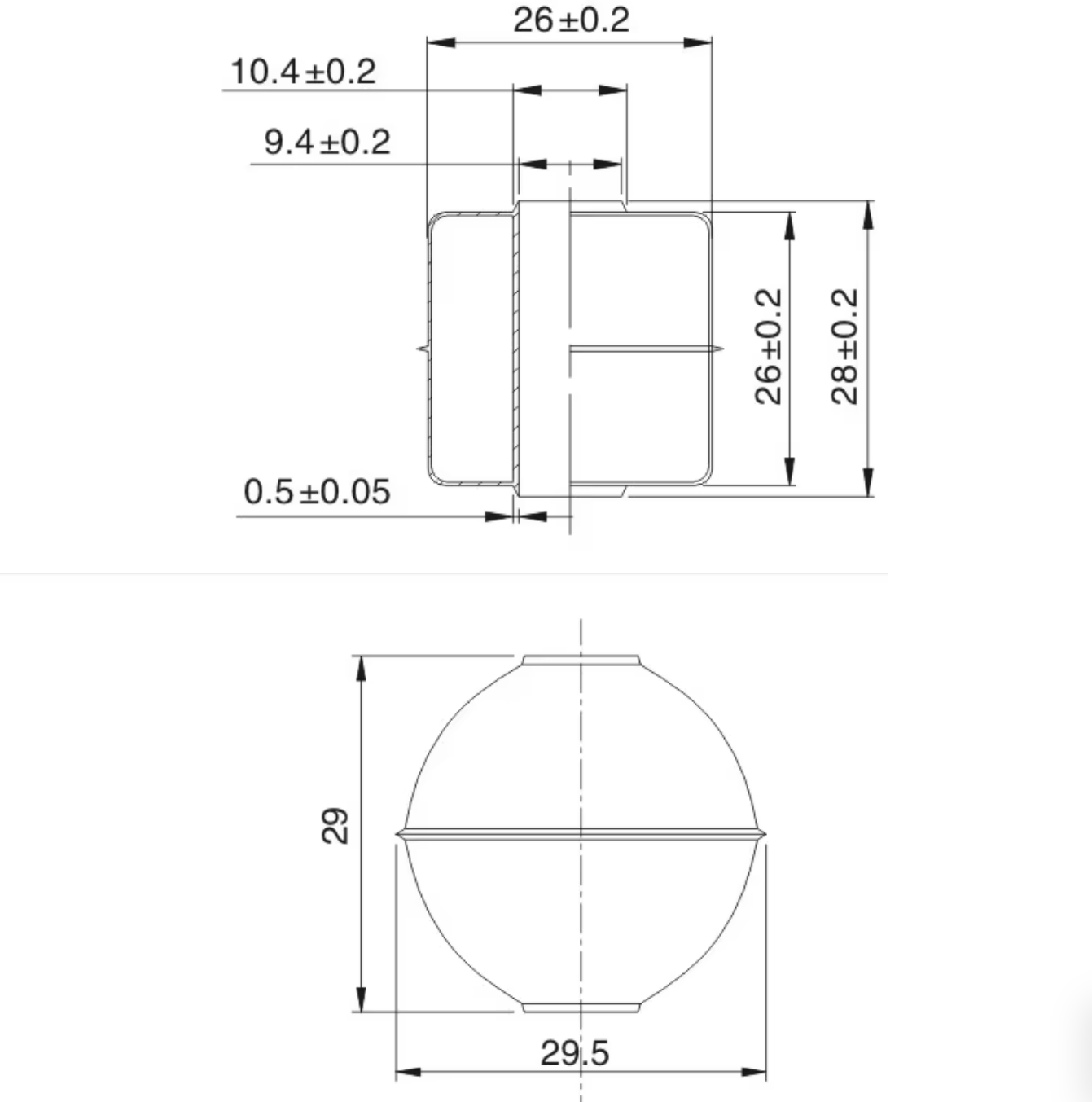 Custom Stainless Steel Magnetic Float Ball for Industrial Application